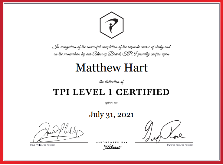 TPI Screening | MJH Sports Massage